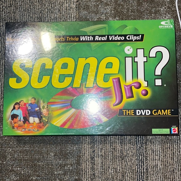 Mattel | Games | Mattel Scene It Jr Dvd Trivia Game | Poshmark
